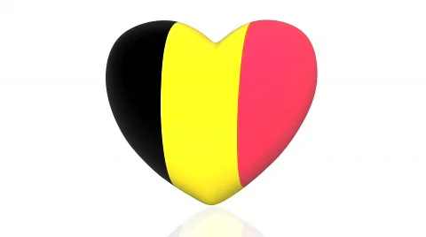 rotated heart with flag texture isolated... | Stock Video | Pond5