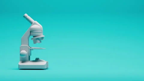Rotating 3D Microscope Background Loop w... | Stock Video | Pond5
