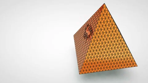 Rotating Pyramid Stock Footage ~ Royalty Free Stock Videos | Pond5