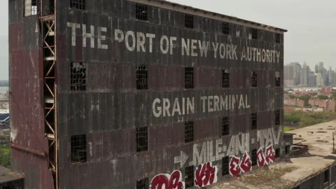 Rotating aerial view of the letters on t... | Stock Video | Pond5