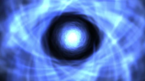 Rotating atom nucleus simulation with el... | Stock Video | Pond5
