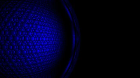 Rotating blue geometric shapes motion ba... | Stock Video | Pond5