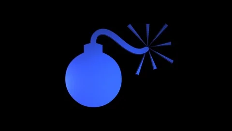 Bomb Symbol Stock Footage ~ Royalty Free Stock Videos | Pond5