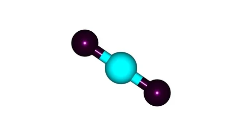 Carbon Dioxide Molecule Stock Video Footage | Royalty Free Carbon ...