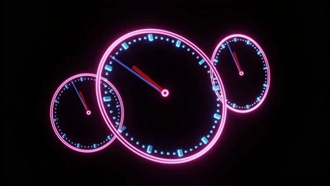 Rotating clock with rotating minute hand... | Stock Video | Pond5