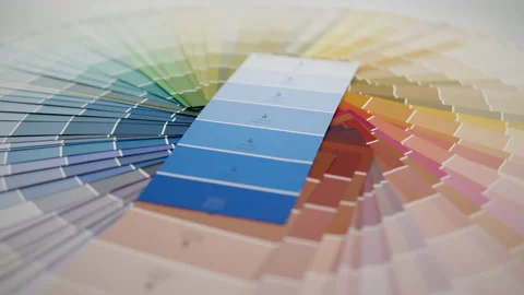 Rotating Color Swatches Fandeck Series 4... | Stock Video | Pond5