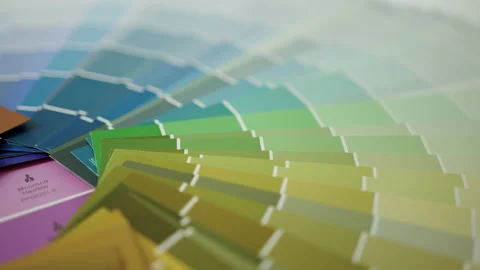 Rotating Color Swatches Fandeck Series 4... | Stock Video | Pond5