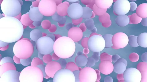 Rotating colored balls 3d, seamlessly lo... | Stock Video | Pond5