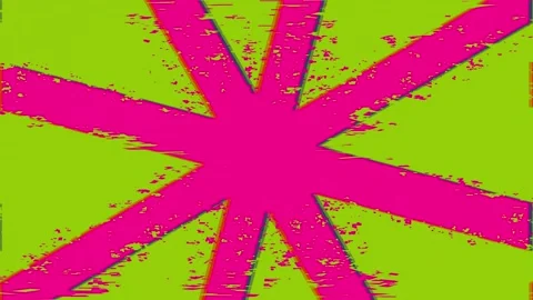 rotating cross animation with retro | Stock Video | Pond5