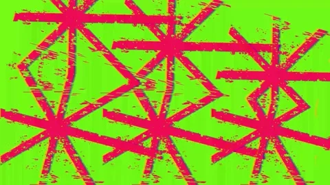 rotating cross animation with retro | Stock Video | Pond5