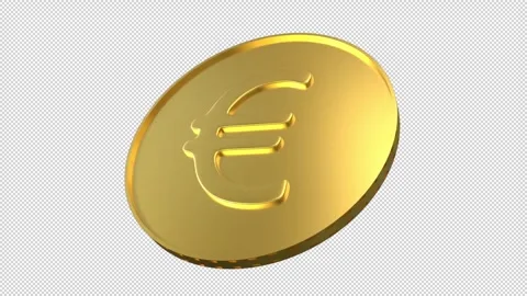 Rotating dollar gold coin – 3d render ... | Stock Video | Pond5
