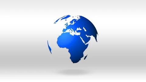 Rotating Earth Planet, Moving World 3D L... | Stock Video | Pond5