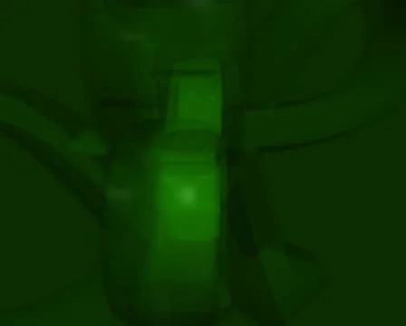 Rotating Emerald Ribbon Background Loop | Stock Video | Pond5