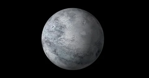 Rotating Eris isolated on black backgrou... | Stock Video | Pond5