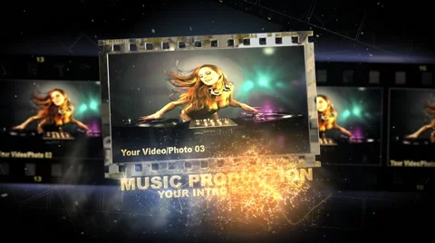 Rotating Film Strips FX v2 ~ After Effects #58162269