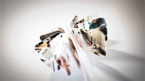 After Effects Template: Rotating Flip Logo Reveals #96837655