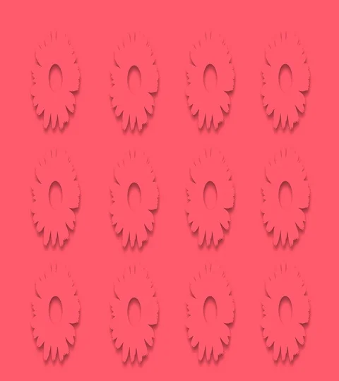 Flowers Pattern Simple Stock Footage ~ Royalty Free Stock Videos | Pond5