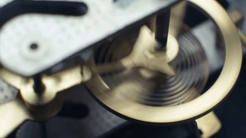 Rotating gears mechanical watches. Pendu... | Stock Video | Pond5
