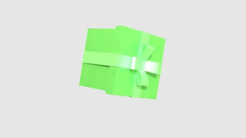 Rotating Gift Box. 3D gift box animation... | Stock Video | Pond5