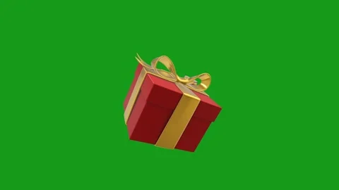 Rotating gift box motion graphics with g... | Stock Video | Pond5