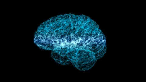 Rotating human brain. Seamless loop anim... | Stock Video | Pond5