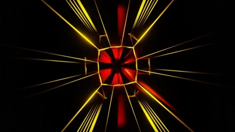 rotating lasers vj loop abstract 3d back... | Stock Video | Pond5