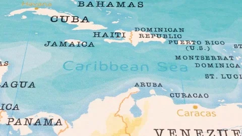 Caribbean Map Stock Footage ~ Royalty Free Stock Videos | Pond5