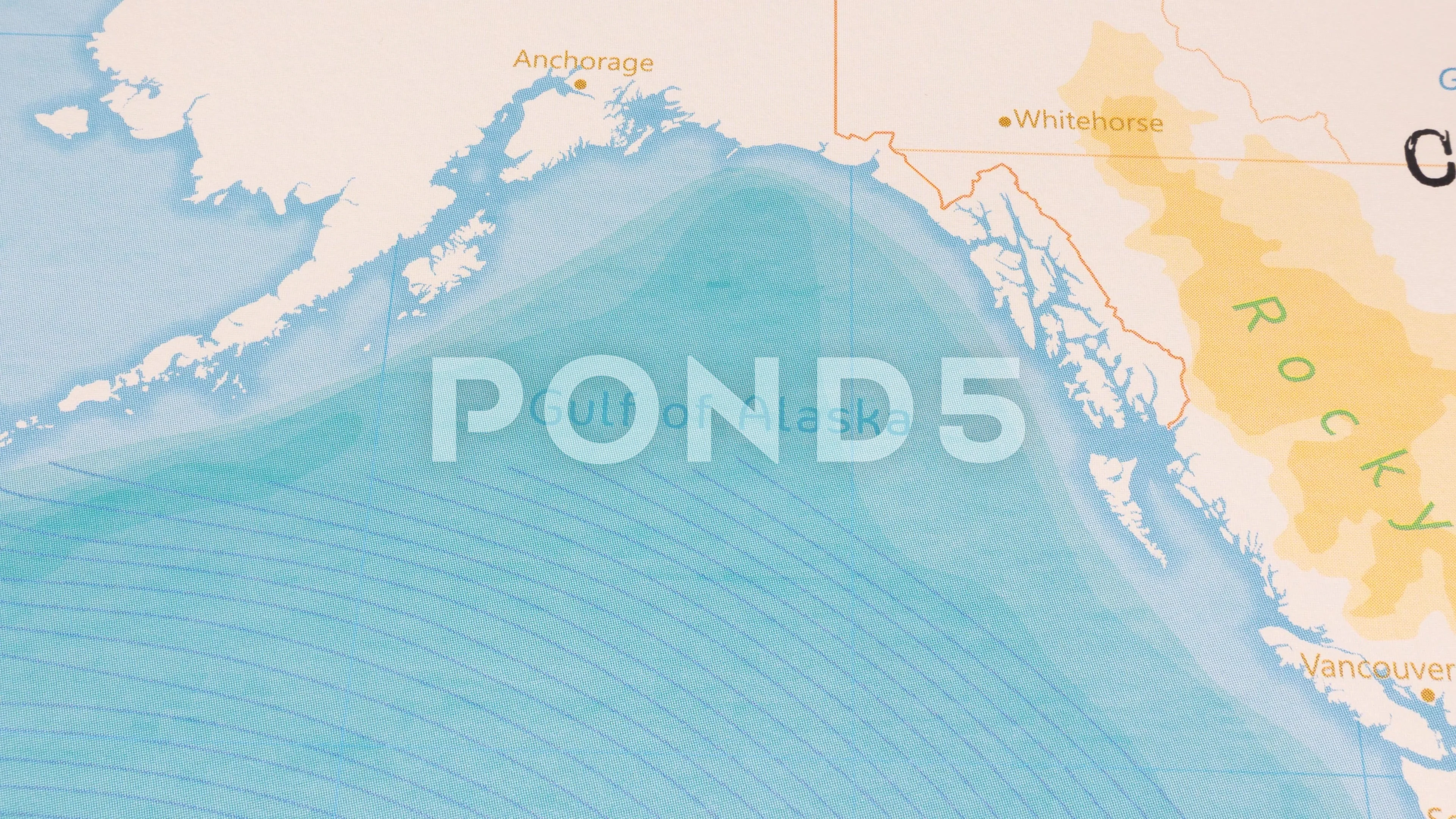 Map Of Alaska And Pacific Ocean