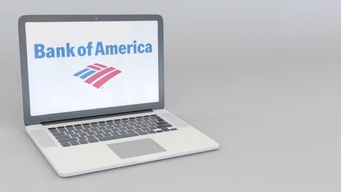 Rotating opening and closing laptop with... | Stock Video | Pond5