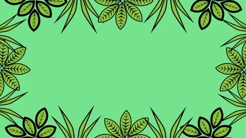 Rotating plant background animation | Stock Video | Pond5