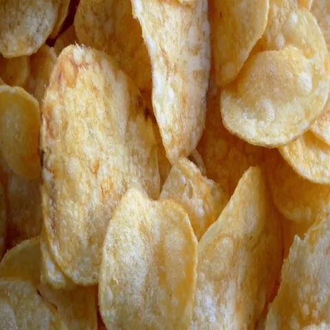 rotating potato chips | Stock Video | Pond5