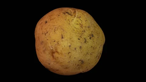 Rotating Potato on Transparent Backgroun... | Stock Video | Pond5