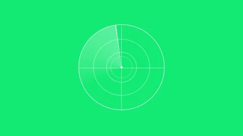 Rotating Radar Animation with Green Back... | Stock Video | Pond5