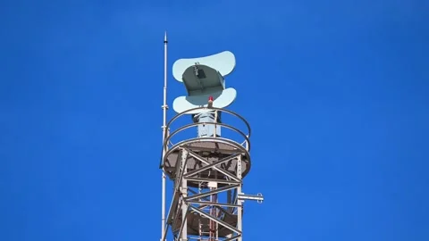 Rotating Radar Antenna Stock Footage ~ Royalty Free Stock Videos | Pond5