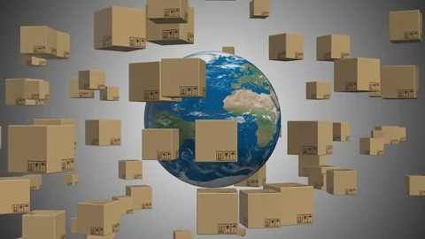 rotating realistic model of the planet e... | Stock Video | Pond5