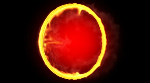 Ring Of Fire Loop Stock Video Footage | Royalty Free Ring Of Fire Loop ...