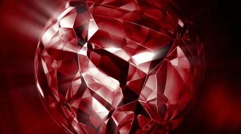 Rotating ruby crystal motion background ... | Stock Video | Pond5