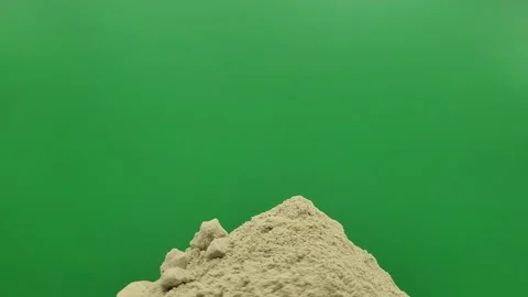 Rotating spinach powder on a green backg... | Stock Video | Pond5