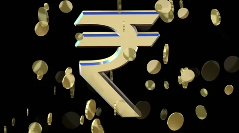 Rupee Symbol Stock Video Footage | Royalty Free Rupee Symbol Videos | Pond5