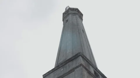 Rotating Upward shot of Alcatraz Tower i... | Stock Video | Pond5