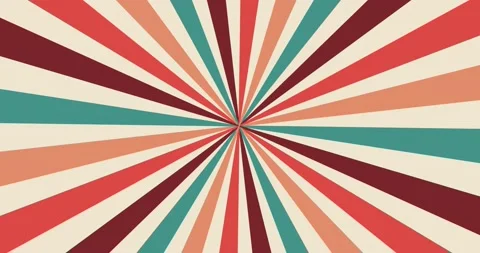 rotating vintage color ray background an... | Stock Video | Pond5