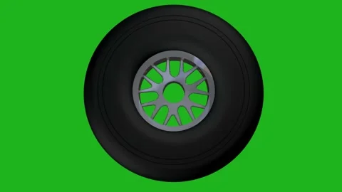 Rotating wheel motion graphics with gree... | Stock Video | Pond5