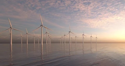 rotating wind power machine as renewable... | Stock Video | Pond5