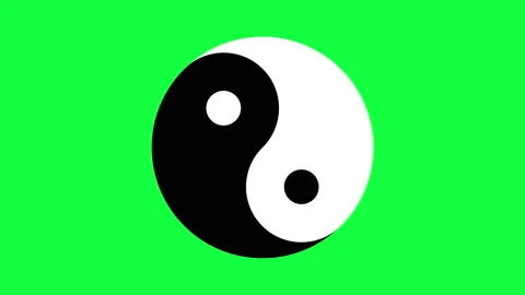 Rotating Yin Yang Symbol Animation Seaml... | Stock Video | Pond5