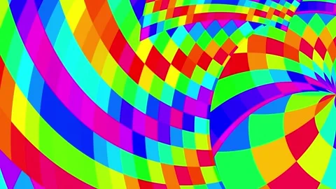 Rotation polymer geometry animation back... | Stock Video | Pond5