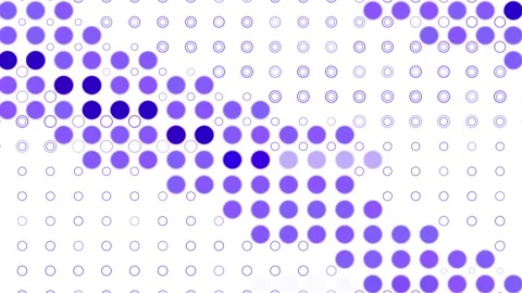 Round circular shape particle white back... | Stock Video | Pond5