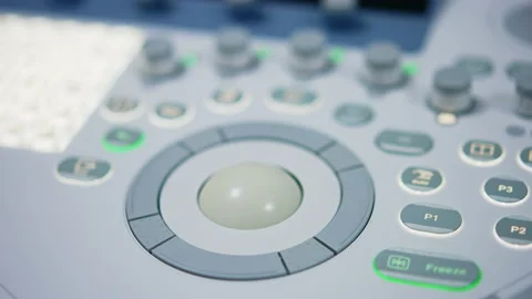 Round rotating button on the keyboard of... | Stock Video | Pond5