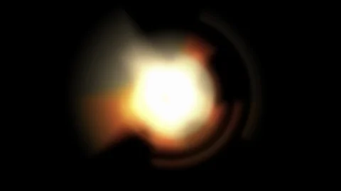 Round sci-fi gun muzzle flash asset with... | Stock Video | Pond5