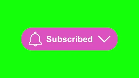 Rounded Corner Youtube Subscribe Button ... | Stock Video | Pond5