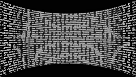 Rounded digital screen background with n... | Stock Video | Pond5